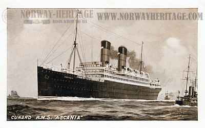 Ascania (1), Cunard Line