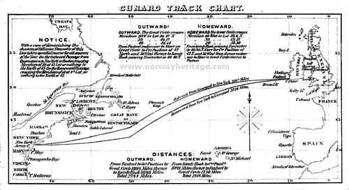 Track chart - ship images
